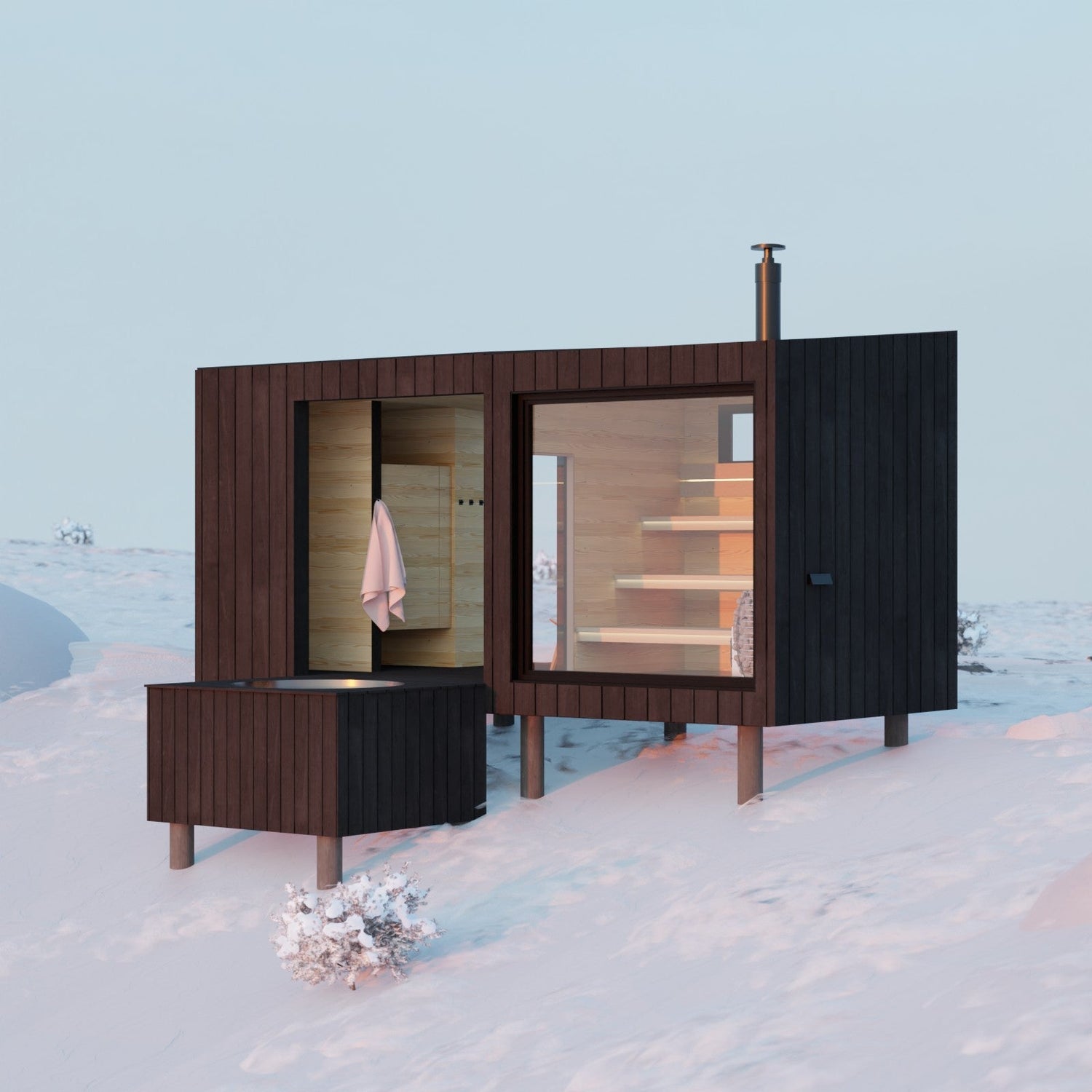 Sauna Sizes & Layouts: The ultimate guide to sizing your outdoor sauna ...
